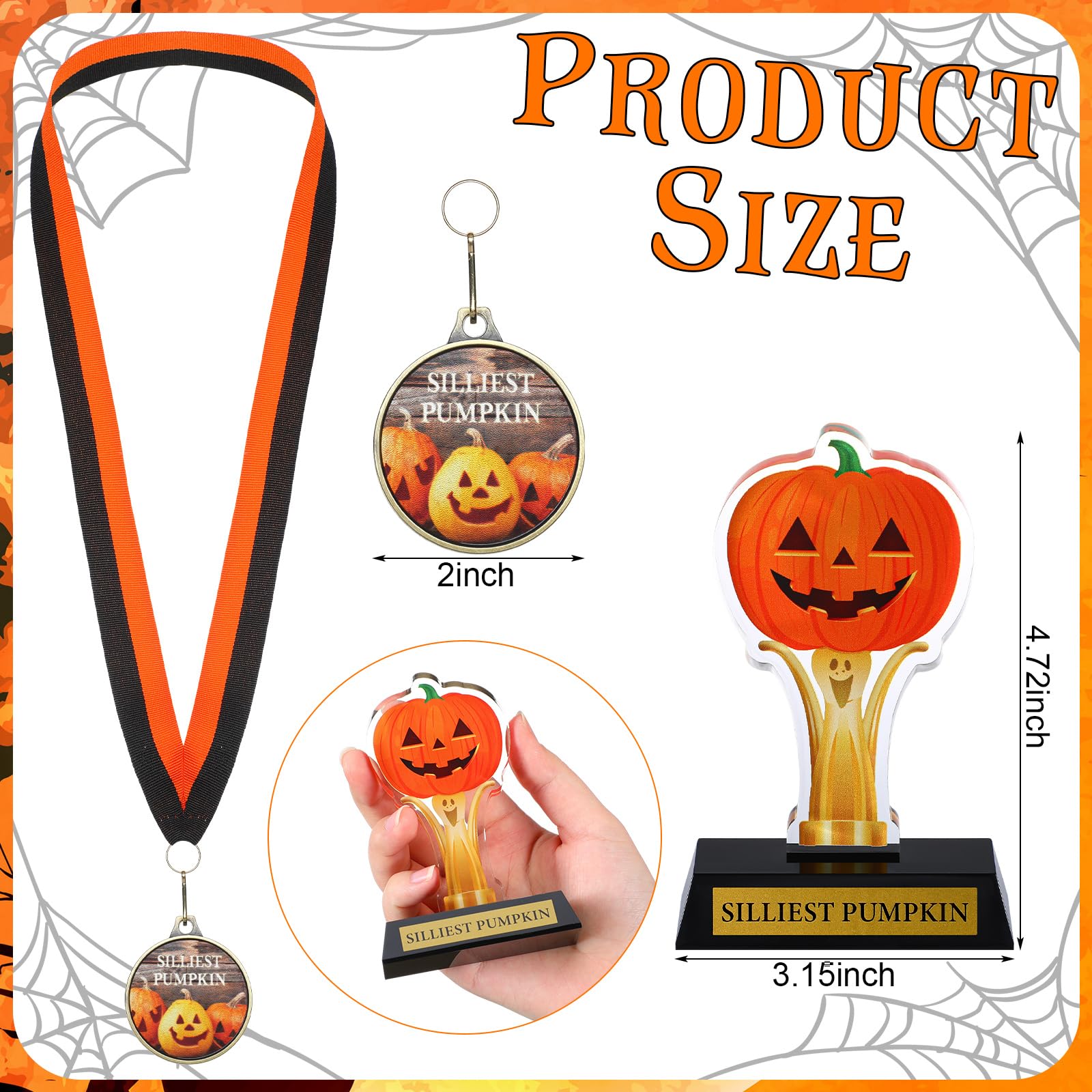Snapklik.com : MorningRo 12 Pcs Halloween Trophy Awards Include 6 ...