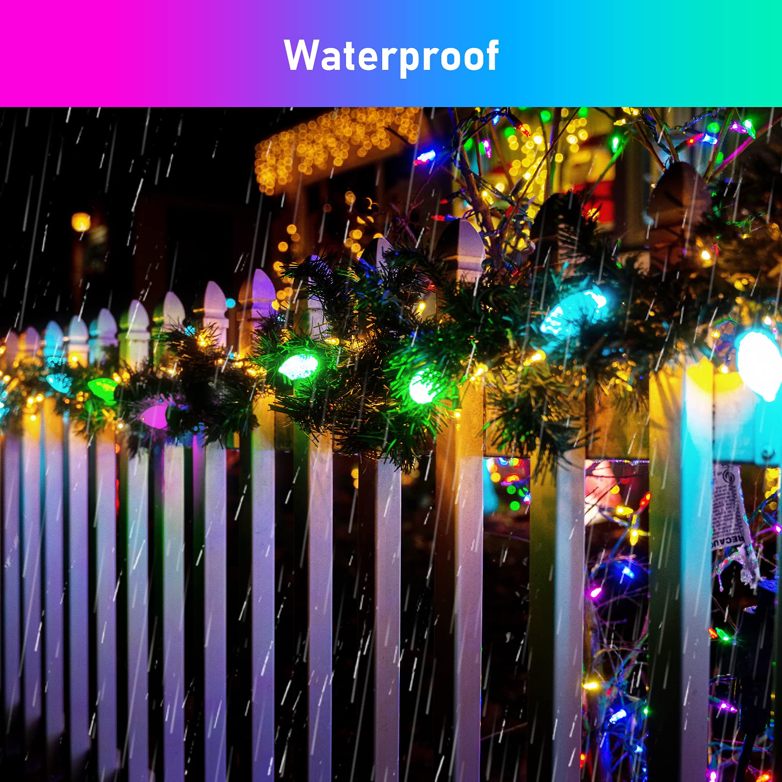 Snapklik.com : Christmas Lights C9, 16FT Color Changing String Lights ...