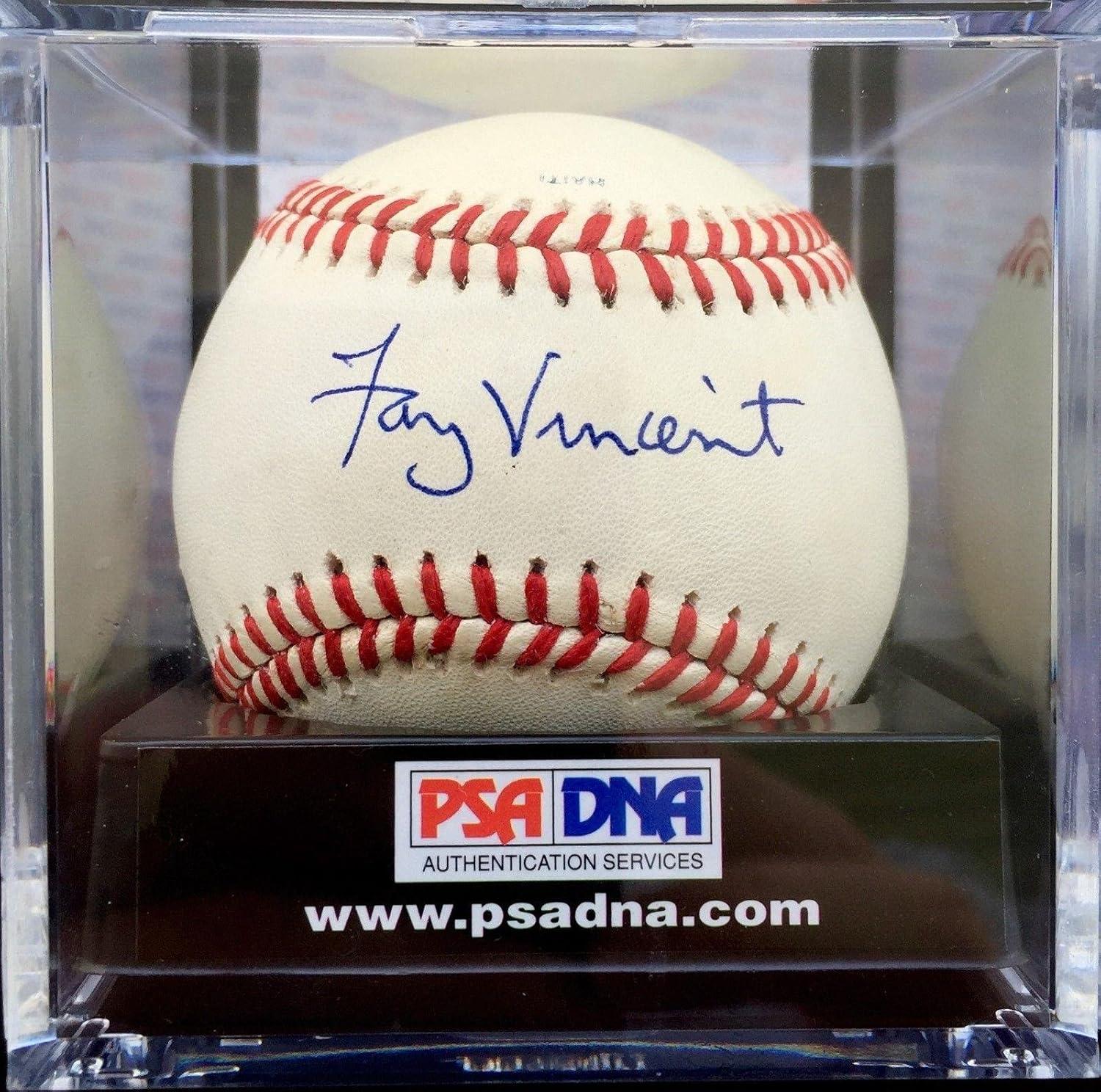 Fay Vincent Signed Ball - 1990 All Star Cubs Commisioner Cert - PSA/DNA ...