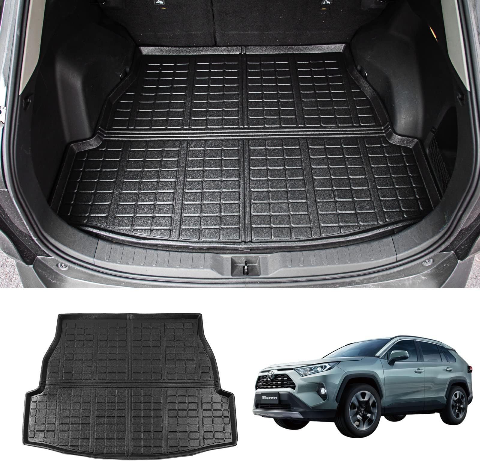 Amazon.com: Floor Mats and Cargo Liner Set Compatible with 2024 Toyota ...