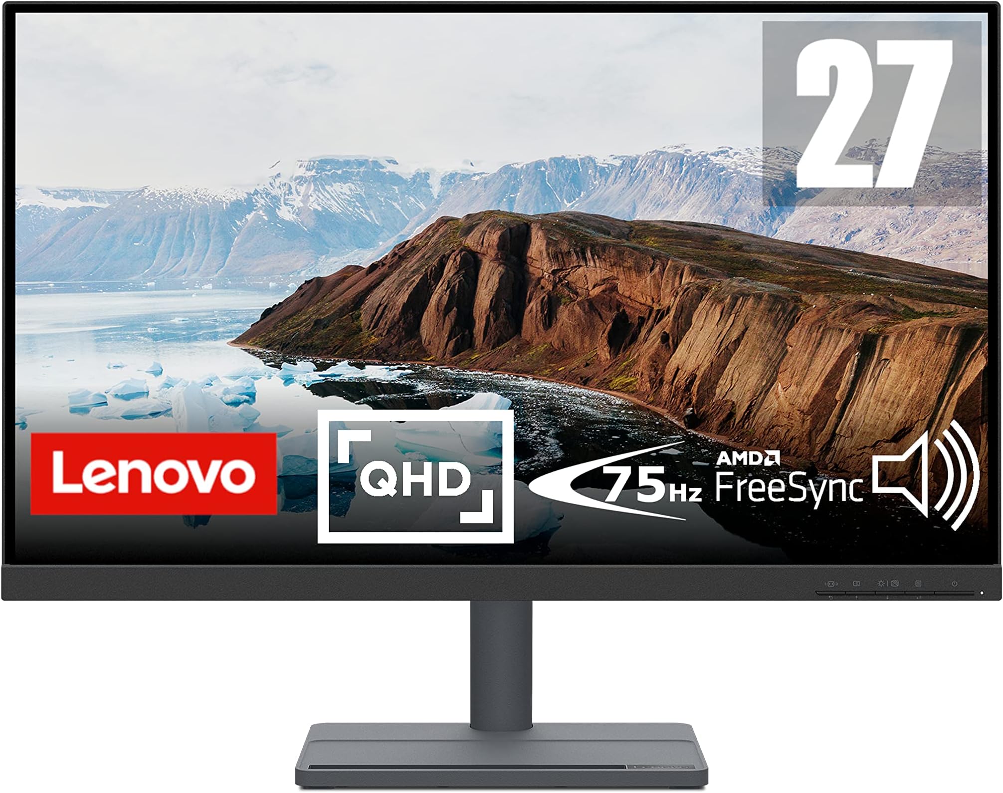 Amazon.com: Lenovo L27q-35-2022 - Everyday Monitor - 27 Inch QHD - 75 ...