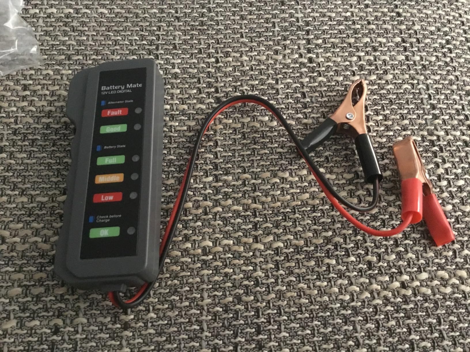 12V Testeur de Batterie Pour Auto Analyseur de Vérificateur de Batterie ...