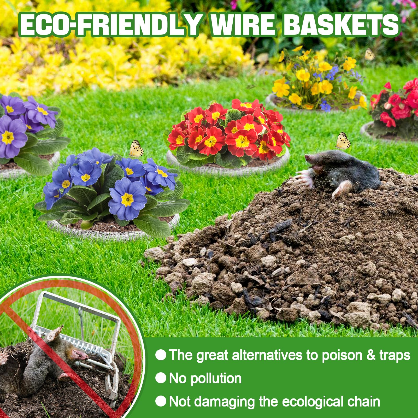 Snapklik.com : Aulock 1 Gallon Plant Root Protector For Gopher Voles Moles