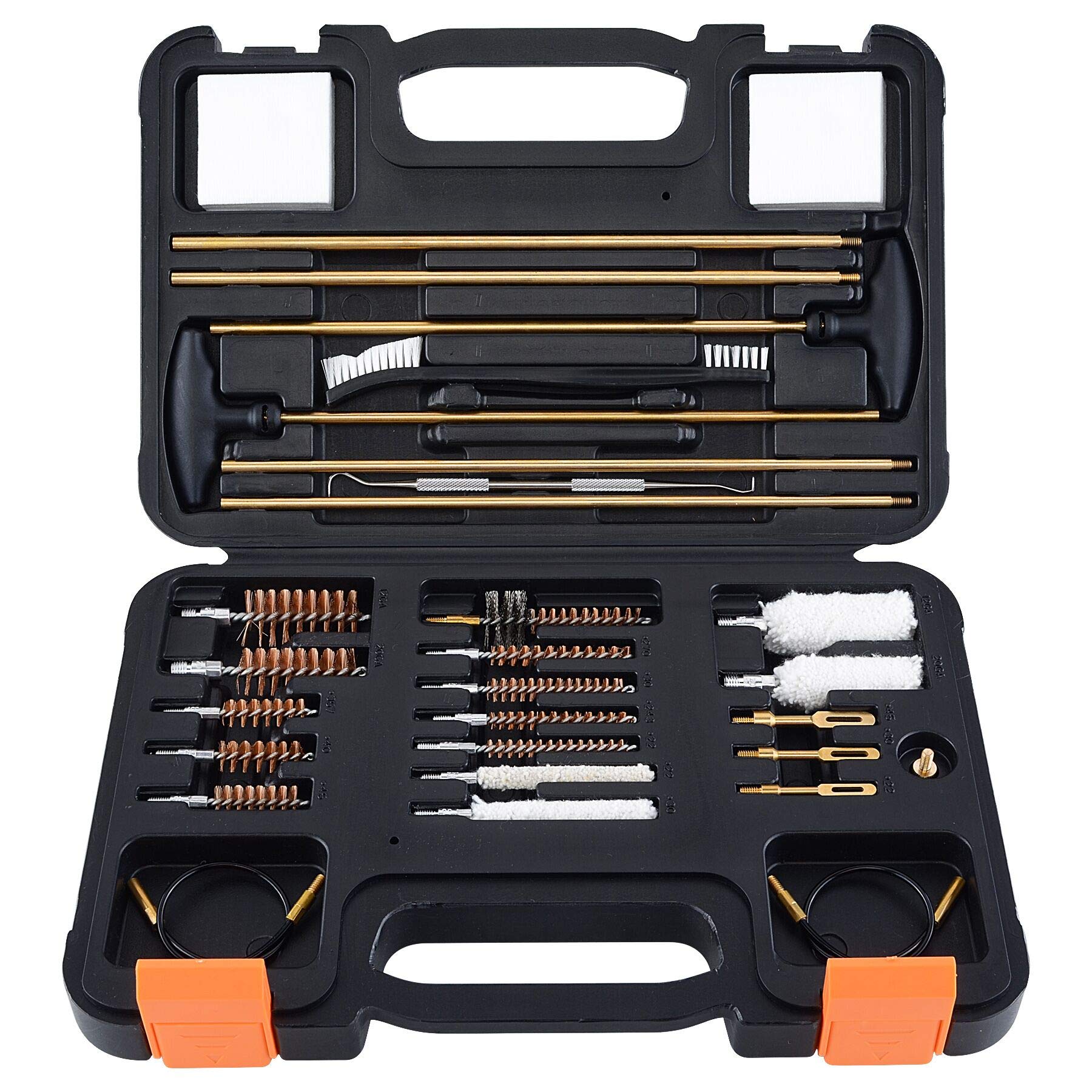 Raiseek Gun Cleaning Kit, Universal Rifle Shotgun Pistol Cleaning Kit ...