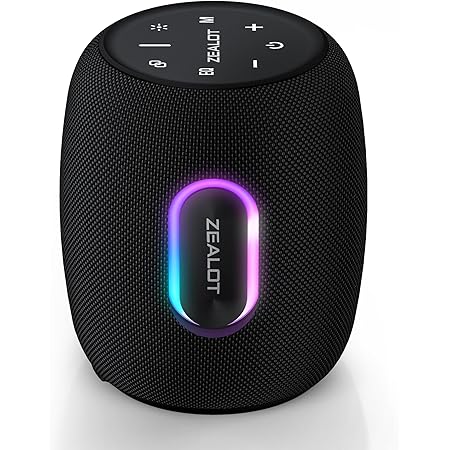 Amazon.com: ZEALOT Bluetooth Speakers,360° Surround 75W Portable IP67 Wireless Bass Boost ...