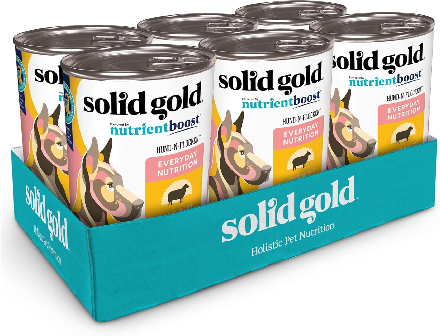 Solid Gold Canned Dog Food for Adult & Senior Dogs - High Protein Wet Dog Food w/Real Lamb ...