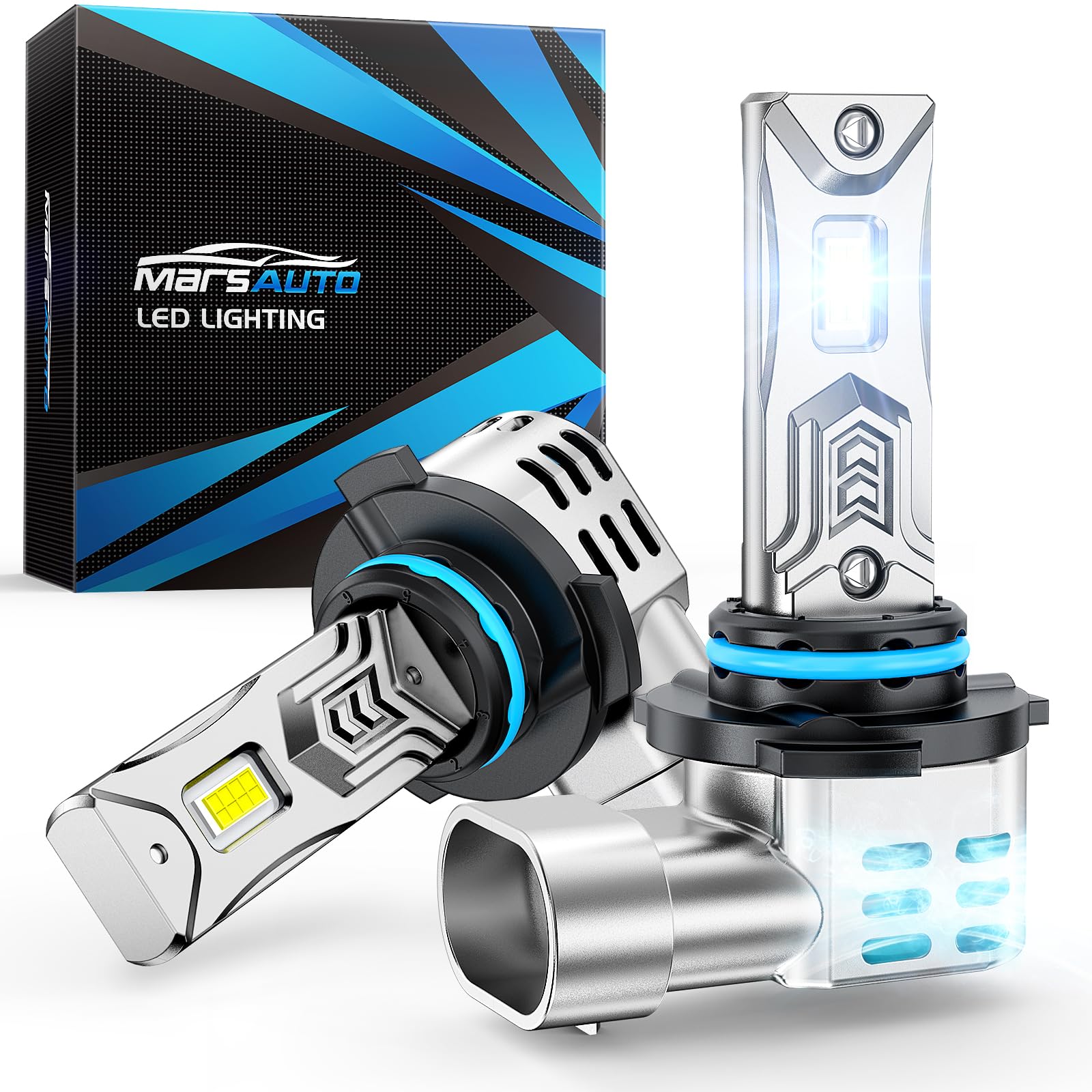 Amazon.com: Marsauto 9012 Bulbs, 9012 34000LM Fog Bulbs with Cooling Fan, 1:1 Design, 9012 ...