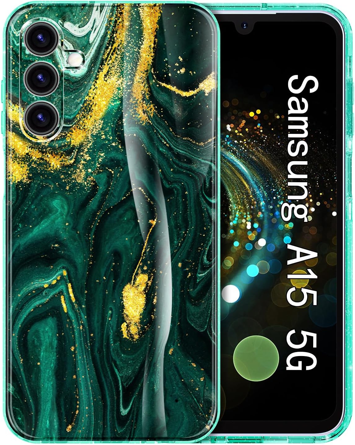 Amazon.com: Btscase Compatible with Samsung Galaxy A15 5G Case, Hard PC Back Slim Fit Shockproof ...