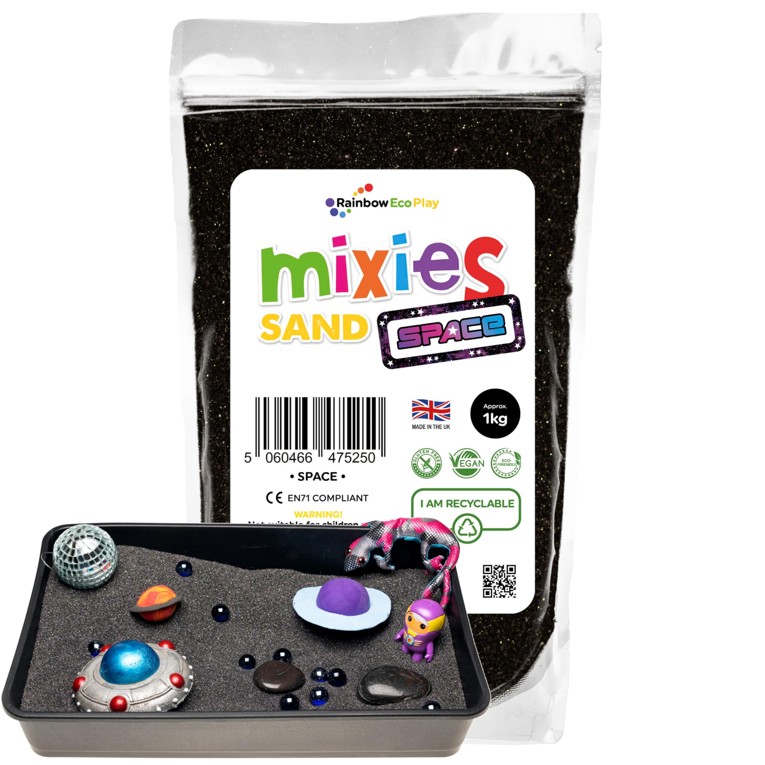 Rainbow Eco Play – Sensory Toys - Play Sand for Kids – Coloured Sand ...