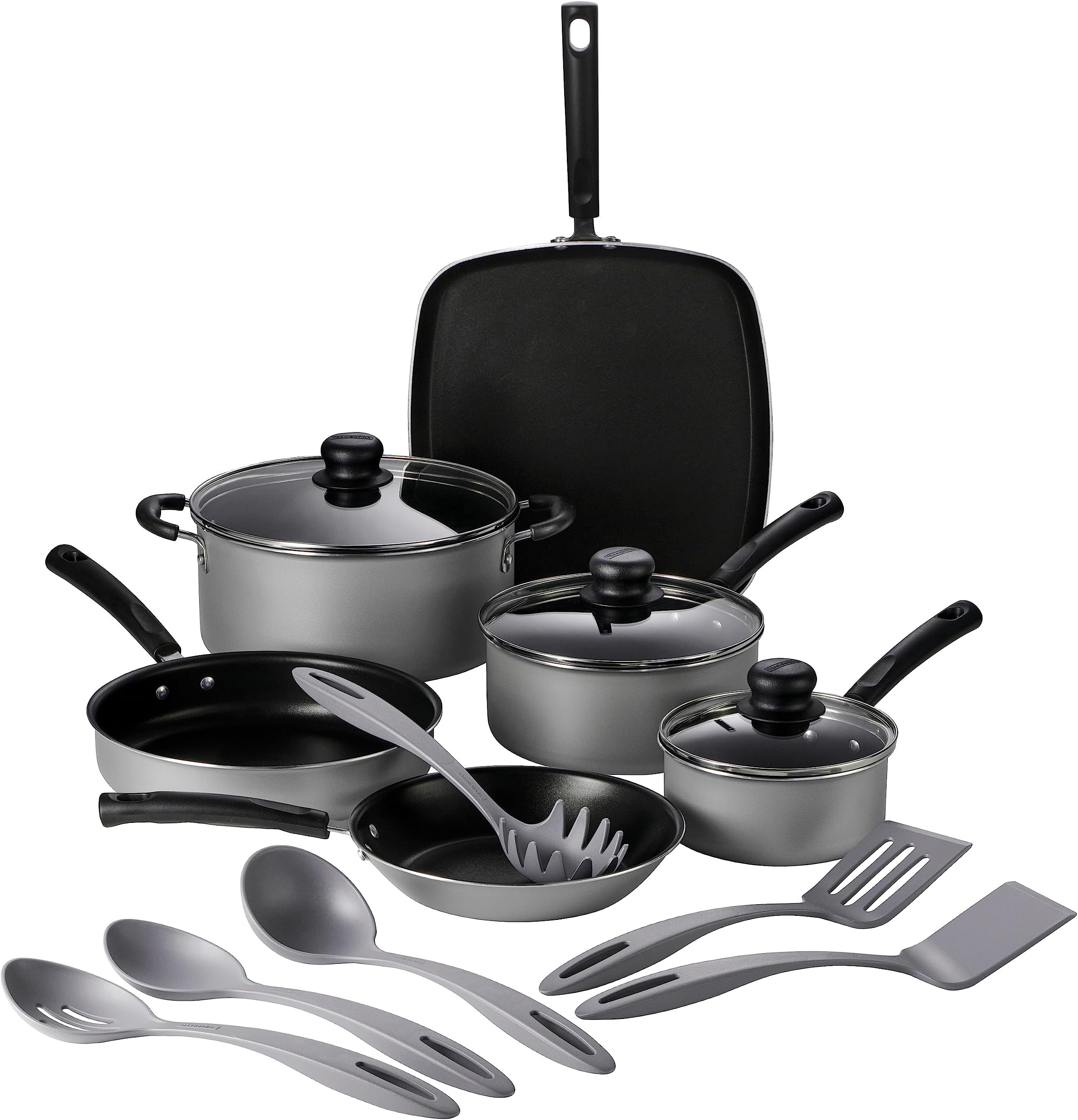 Amazon.com: Taste of Home® 10-Piece Non-Stick Aluminum Cookware Set ...