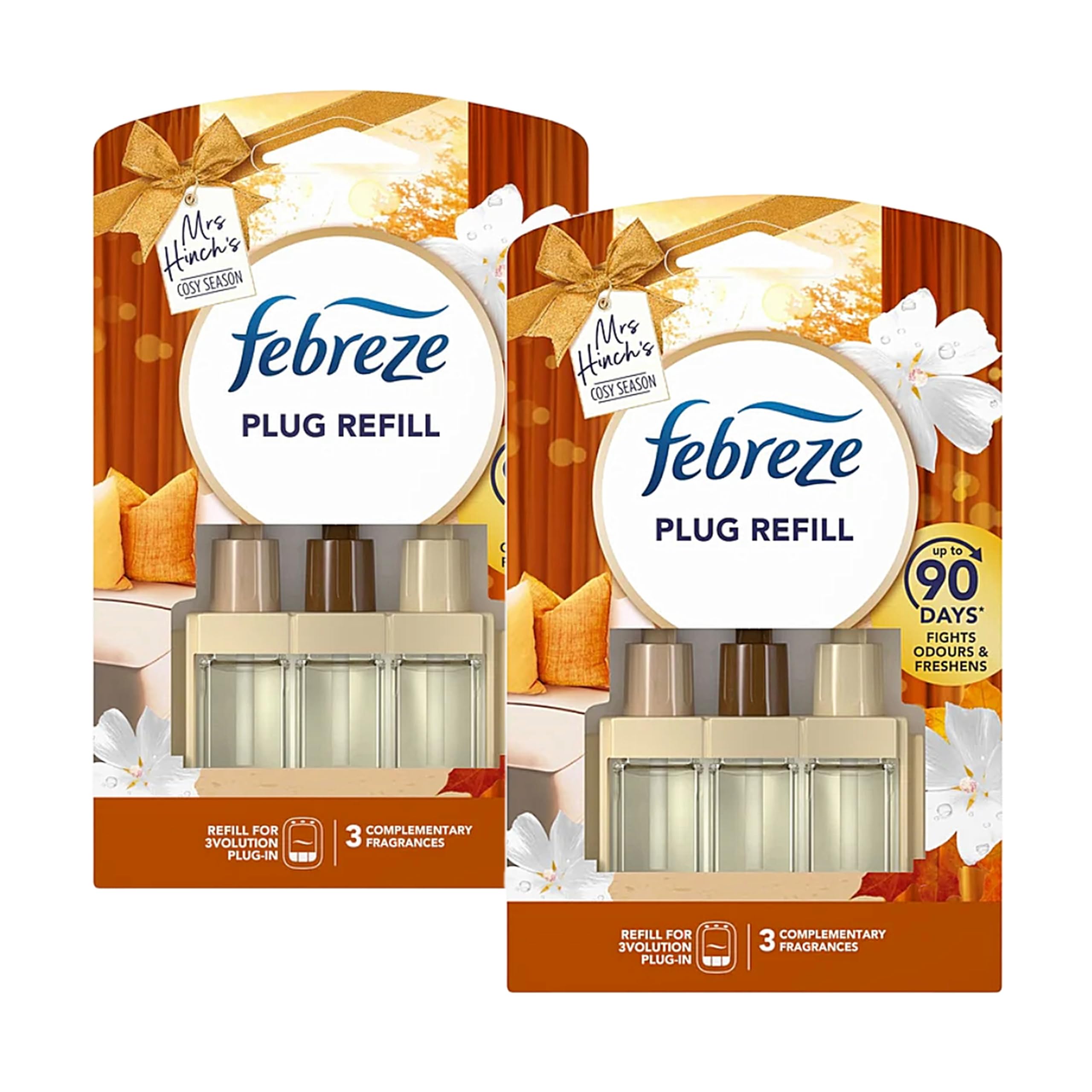 3volution Plug in Refill Bundle - 2 x 20ml Cosy Season Plug in Air ...