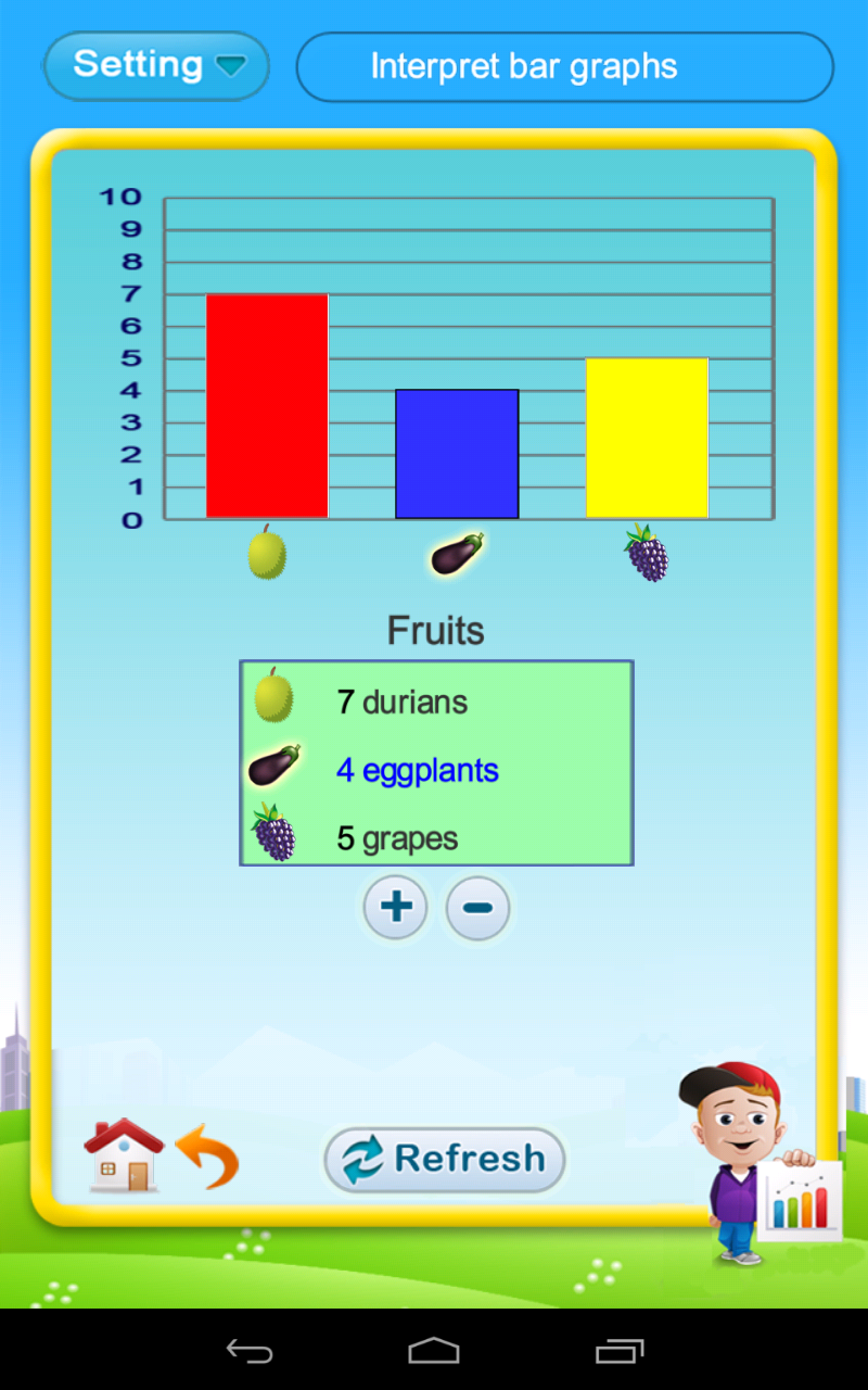Data & graphs for the 2nd grade - App on Amazon Appstore