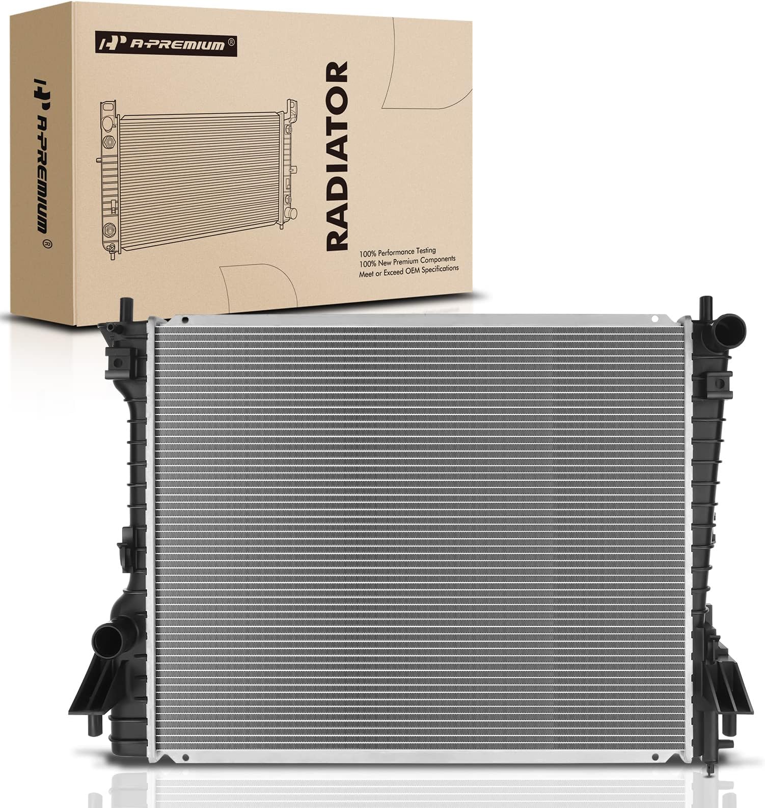 Amazon.com: A-Premium Engine Coolant Radiator Assembly Compatible with ...