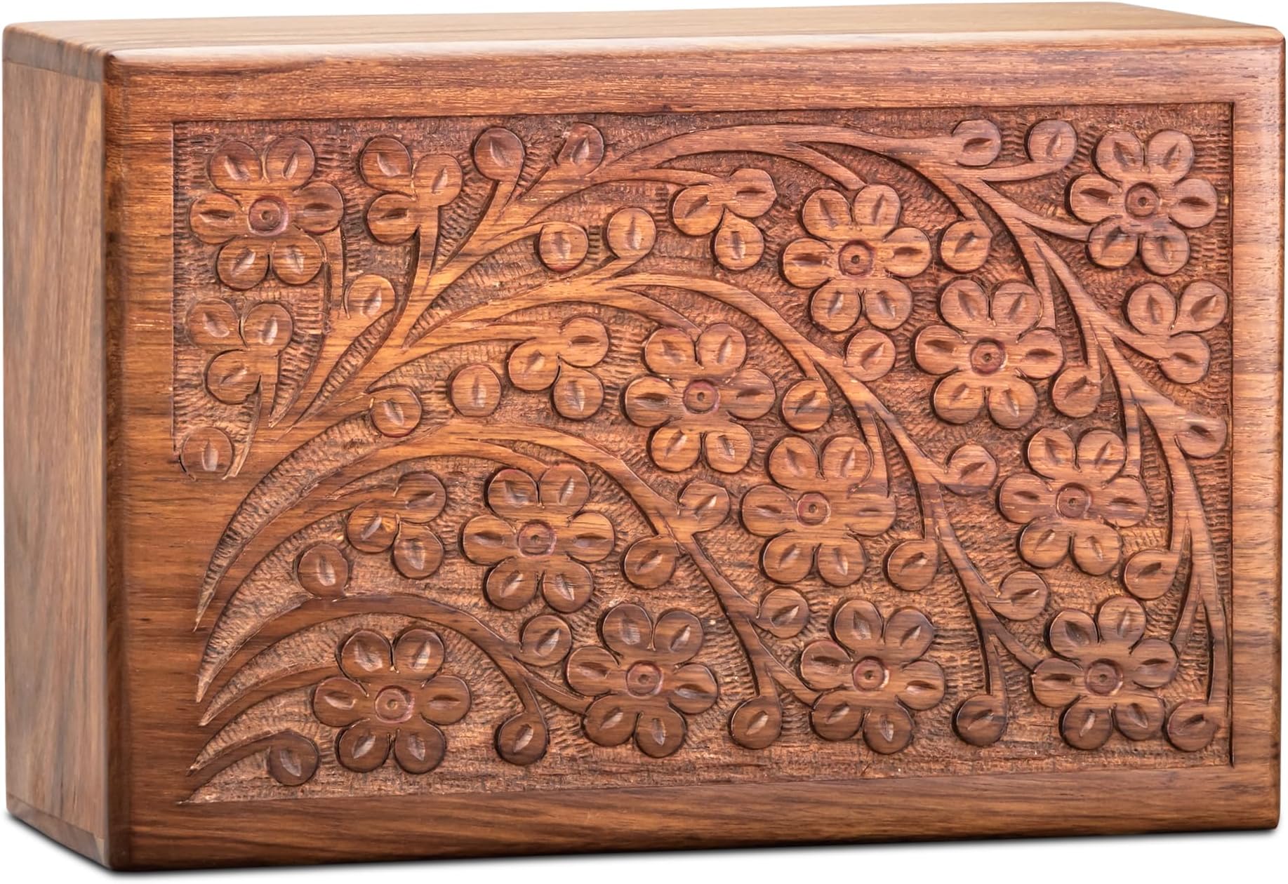 Amazon.com: Adult Size Wooden Human Funeral Cremation Urn with ...