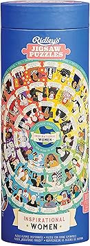 Amazon.com: Ridley’s Inspirational Women Feminist Circular Jigsaw ...