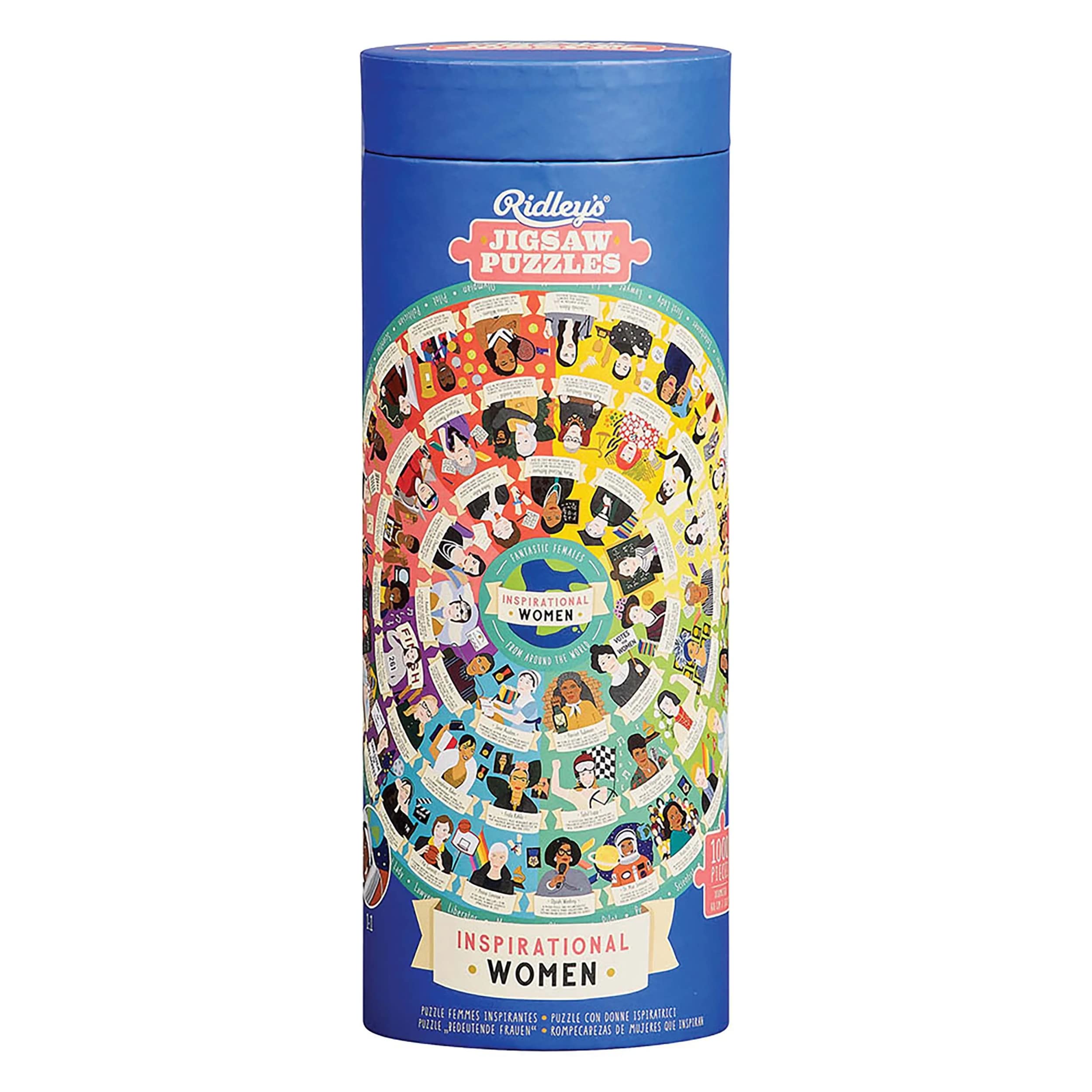 Amazon.com: Ridley’s Inspirational Women Feminist Circular Jigsaw ...