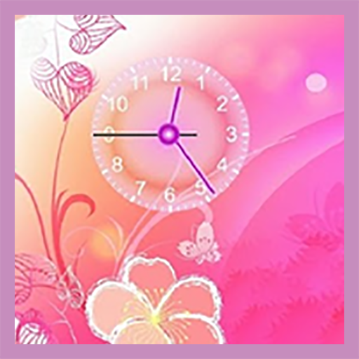 Flower Analog Clock Live Wallpaper - Application sur Amazon Appstore