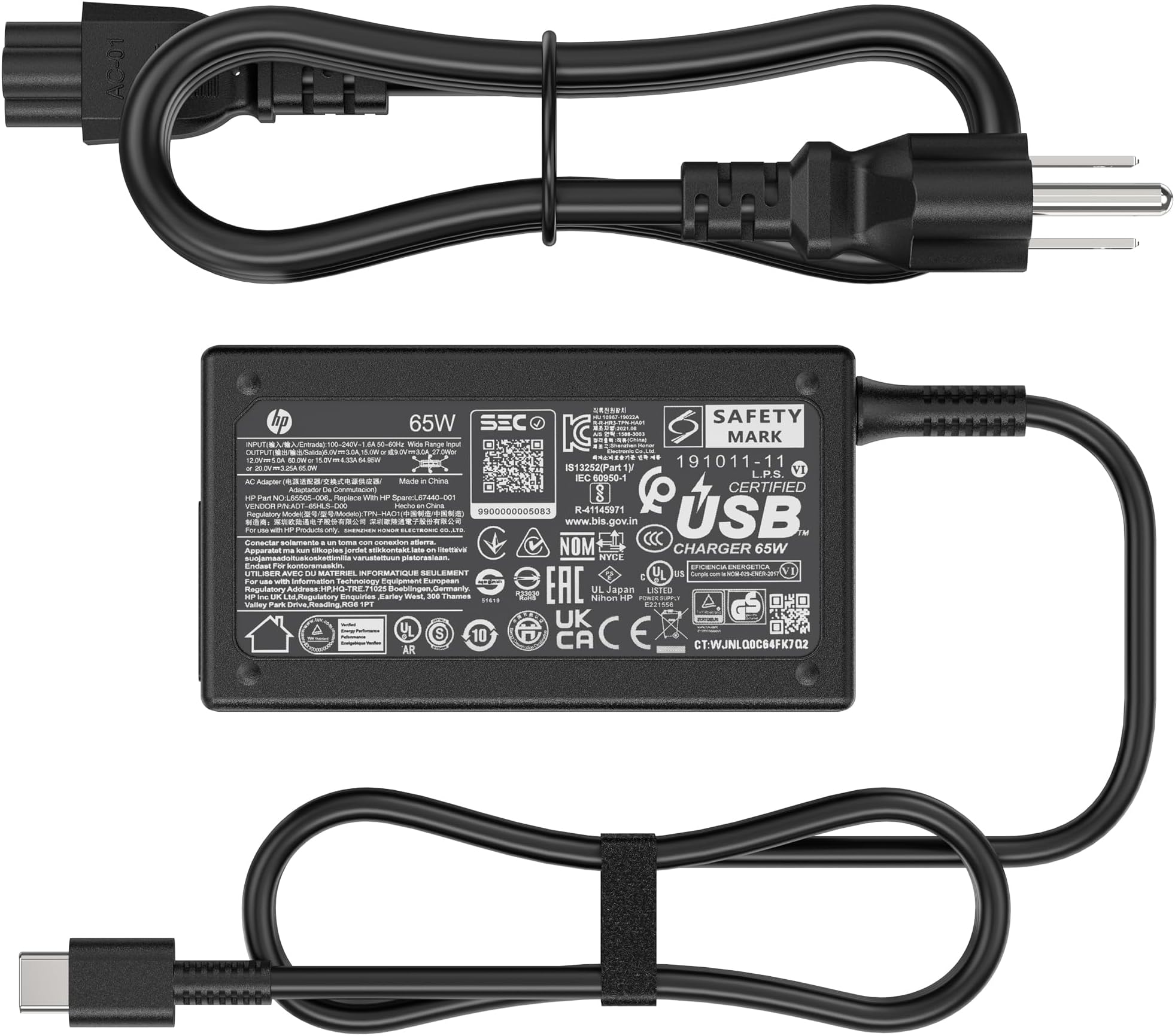 Amazon.com: 65W 45W USB-C Charger Fit for HP ProBook 440 G11, 445 G11 ...