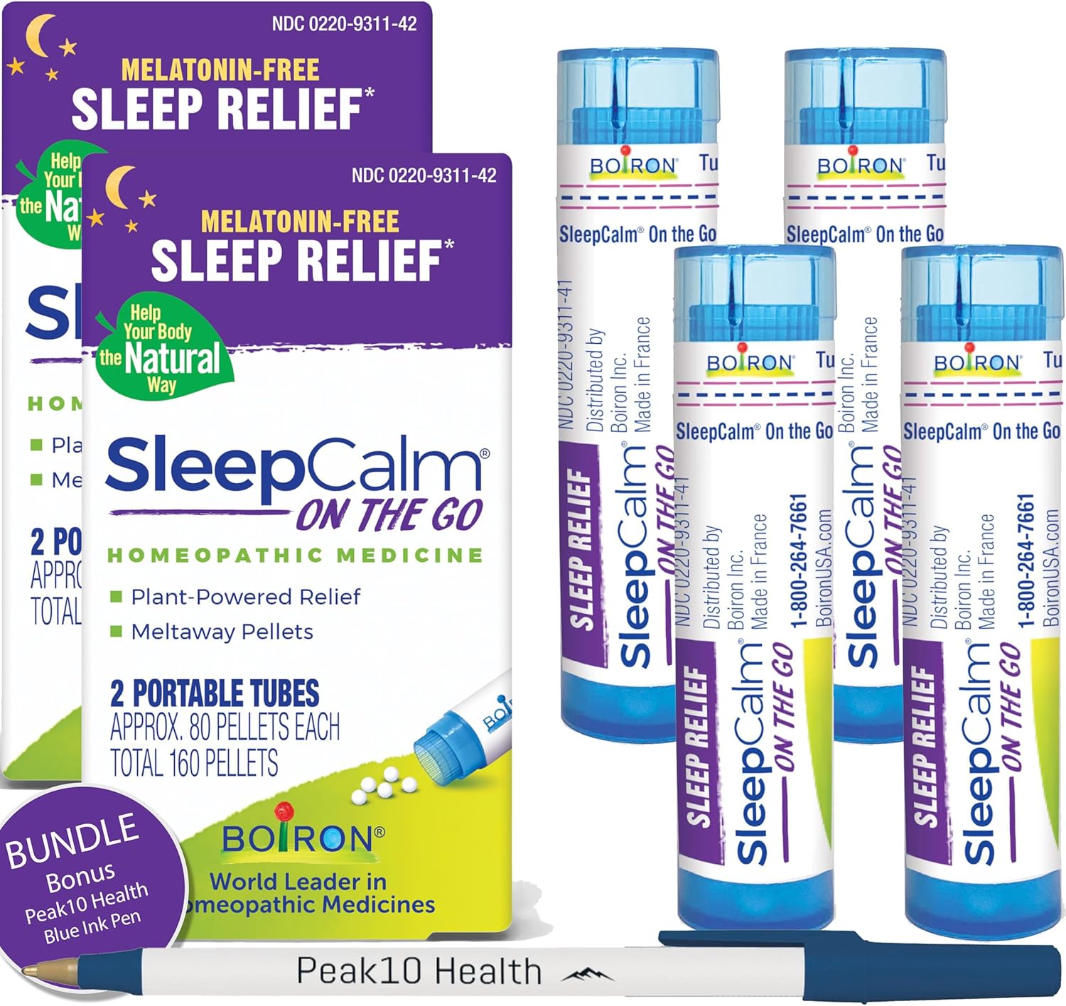 Amazon.com: Boiron SleepCalm On The Go Sleep Aid for Deep, Relaxing ...