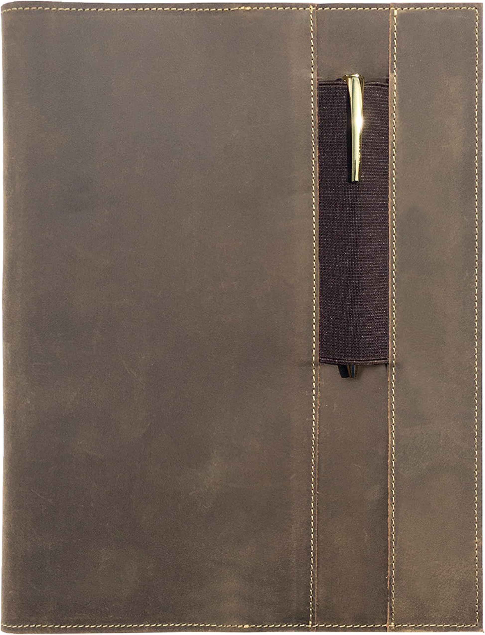 Gallaway Leather Padfolio Portfolio Writing Pad Folder fits Letter ...