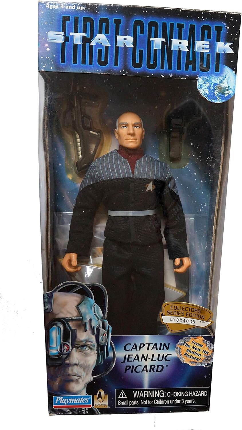 Amazon.com: Star Trek First Contact Captain Jean-luc Picard 9 Inch ...