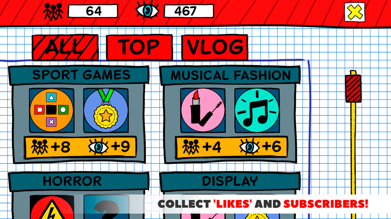 Vlogger Stickman Gamer Tuber Life | Go Viral: Clicker Tycoon - App on ...