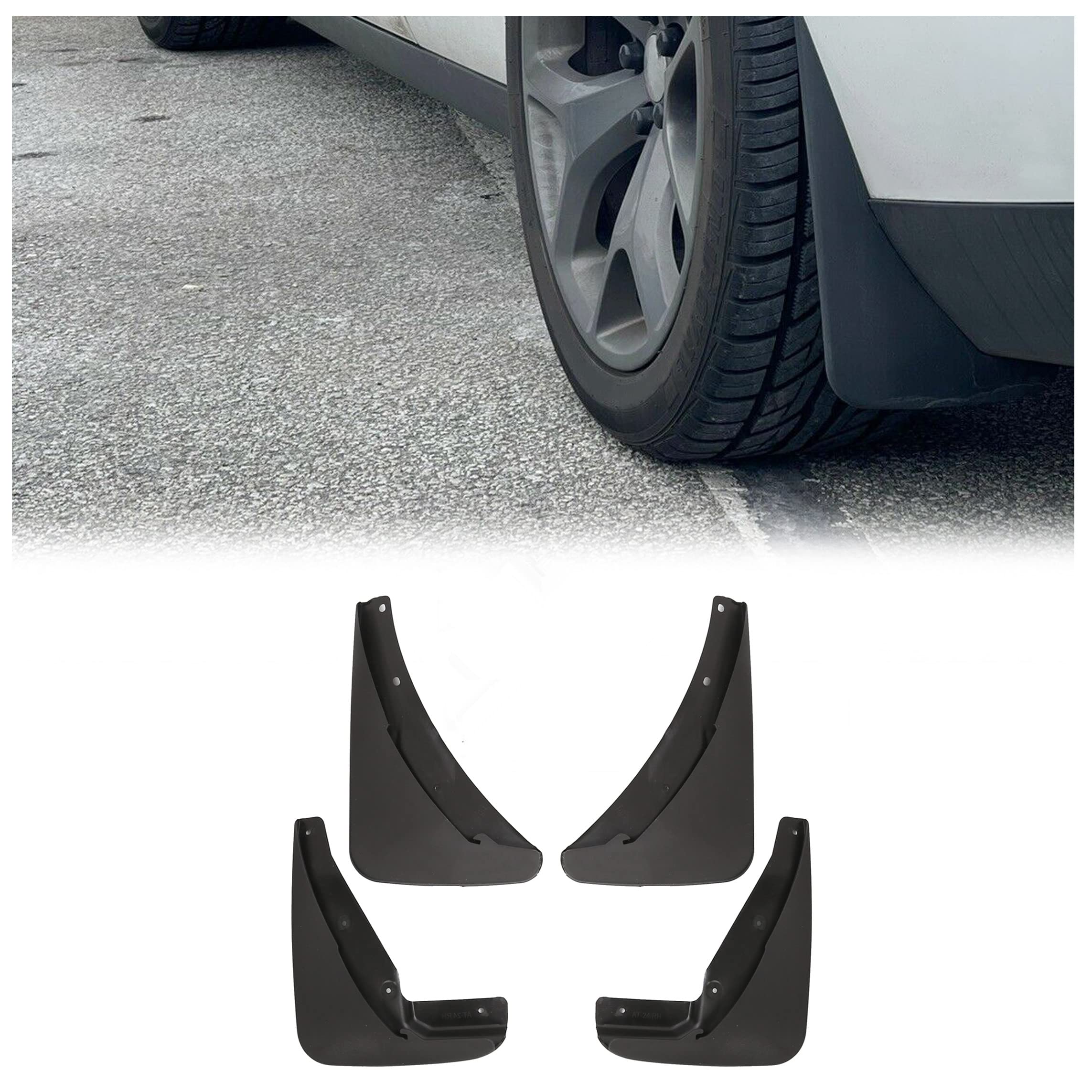 Buy HECASA Heavy Duty Mud Flaps Guards Compatible with 2015-2023 Dodge ...