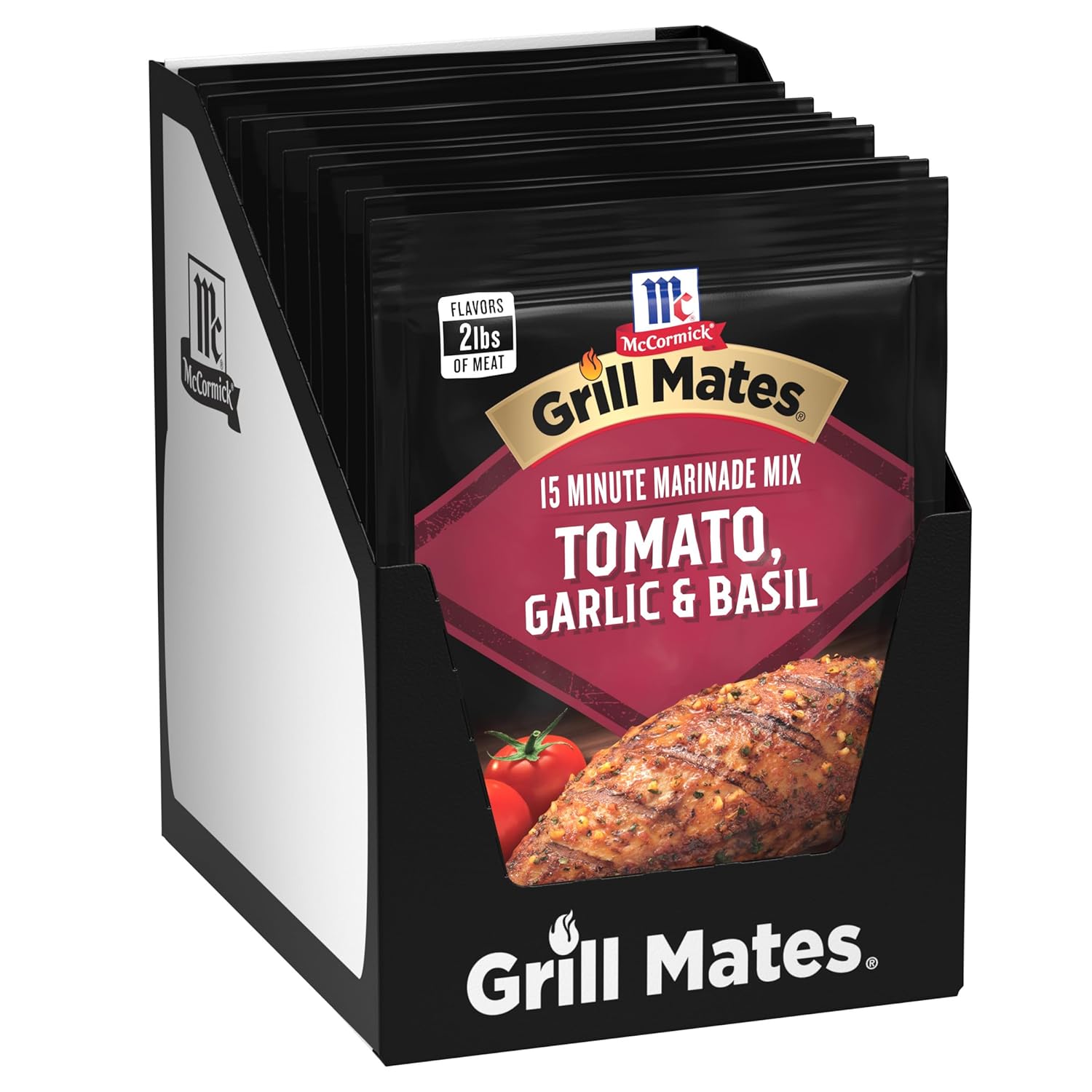 Amazon.com: Grill Mates, adobo Tomato Garlic Basil, 0.87 onza (paquete ...
