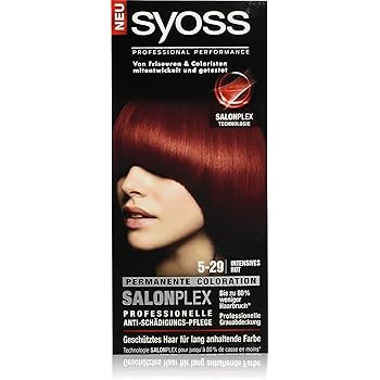 Syoss Haarfarbe, 5-22 London Red, 3er Pack (3 x 115 ml): Amazon.de: Beauty