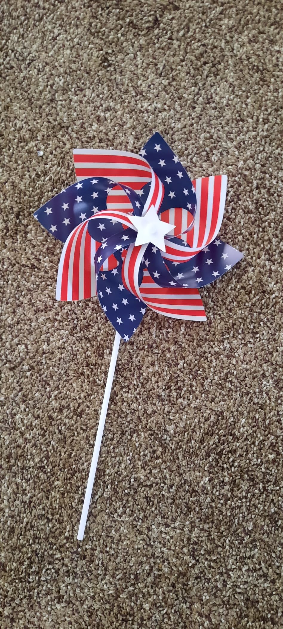 Amazon.com : 14 Pack Patriotic Stars and Stripes Pinwheels very ...