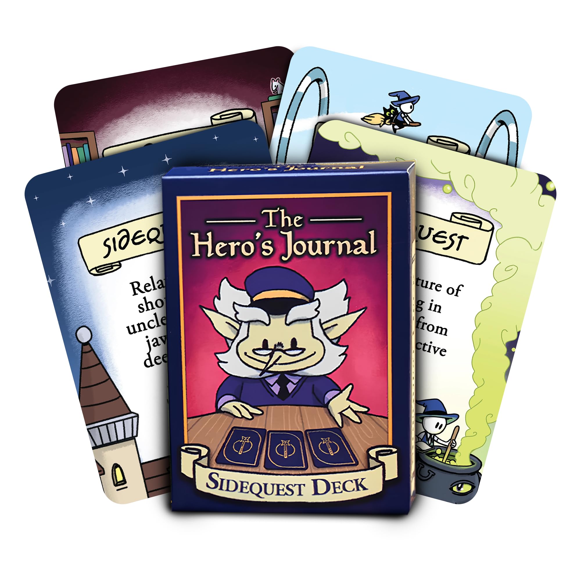 Amazon.com: Self Care Side Quest Deck - 52 Magical SideQuest Task Cards ...