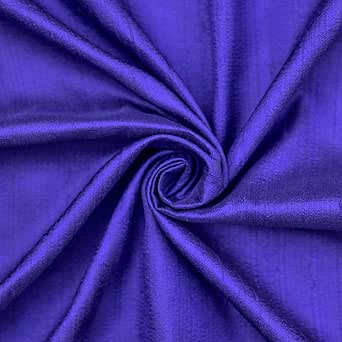Amazon.com: Fabric Mart Direct Bright Blue Silk Dupioni Fabric by The ...