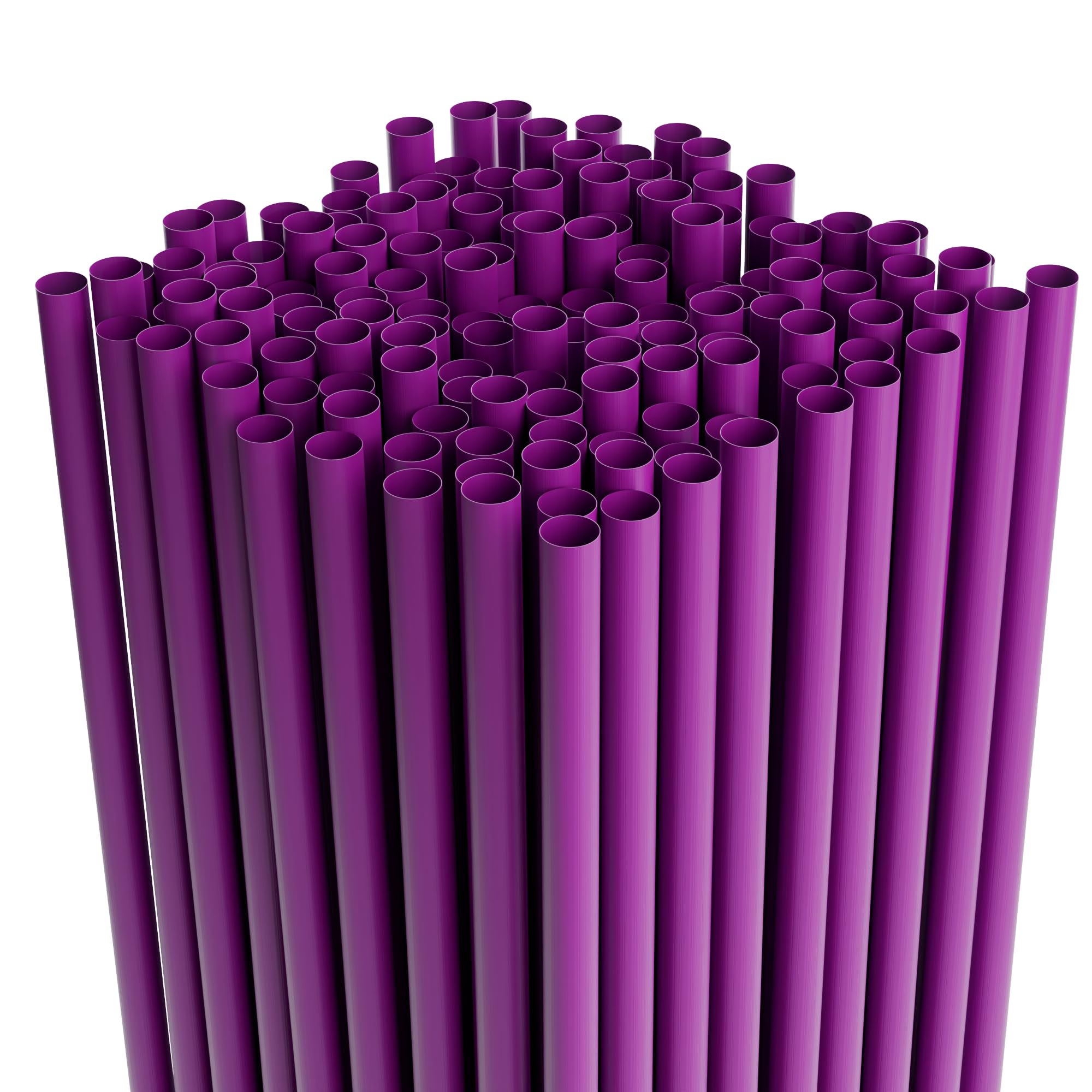 Amazon.com: Disposable Plastic Drinking Straws - Straight - 7.75" Long ...