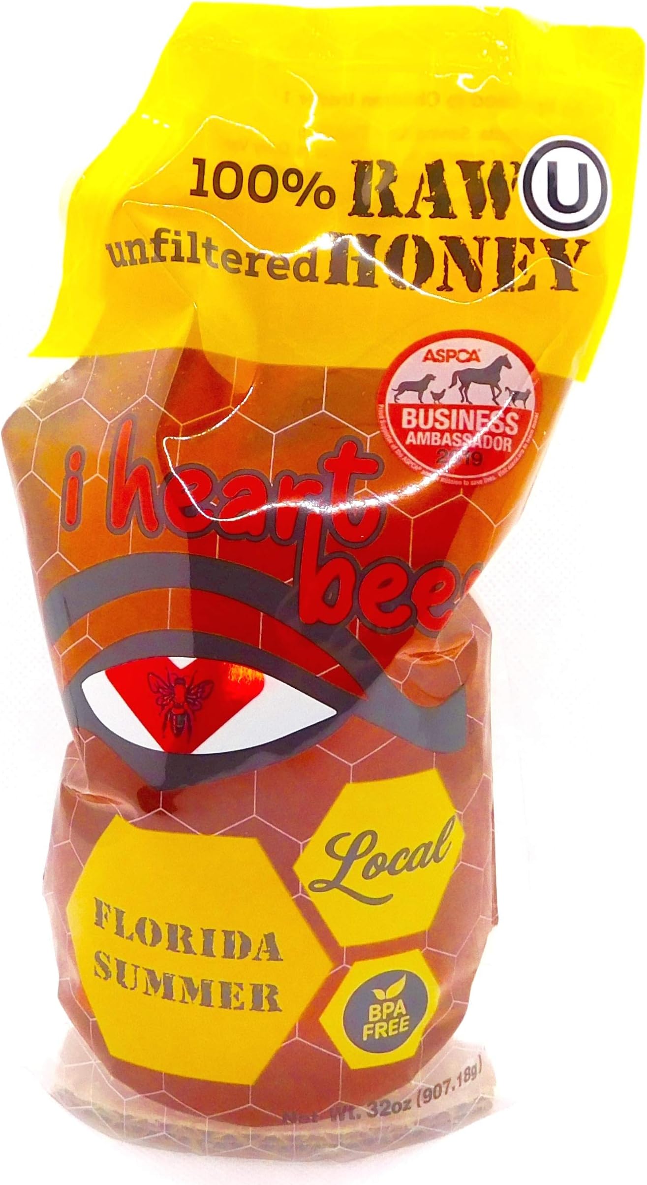 Amazon.com : I HEART BEES - Florida Summer Blend Honey - 10 Ounces ...