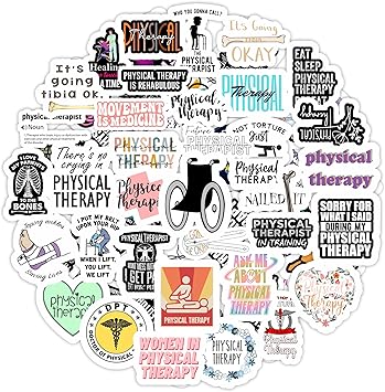 Amazon.com: BulbaCraft Physical Therapy Stickers for Water Bottle and ...