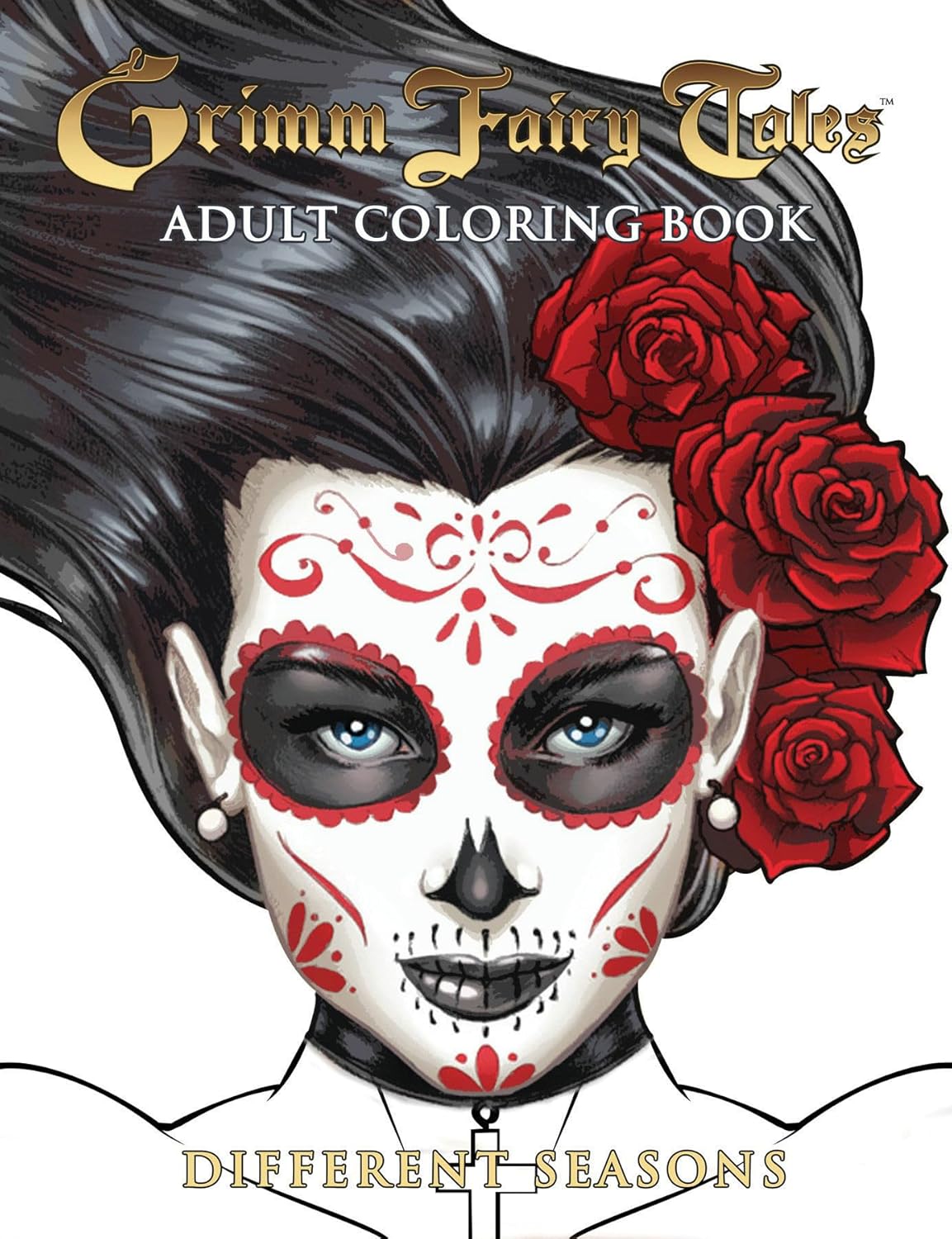 Amazon.com: Grimm Fairy Tales Adult Coloring Book Different Seasons ...