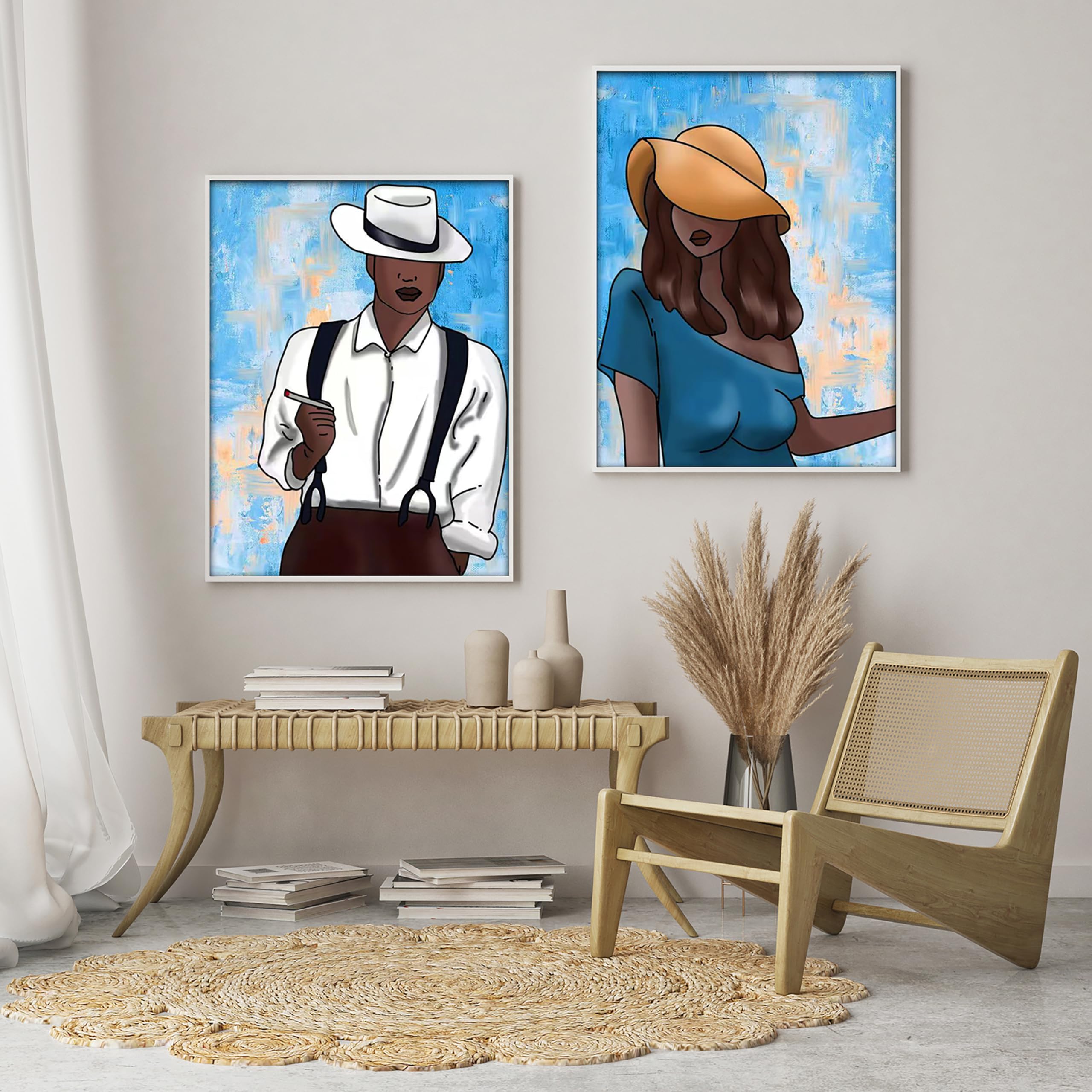 Snapklik.com : Couples Painting Kit Date Night, 2 Piece Set Paint And ...