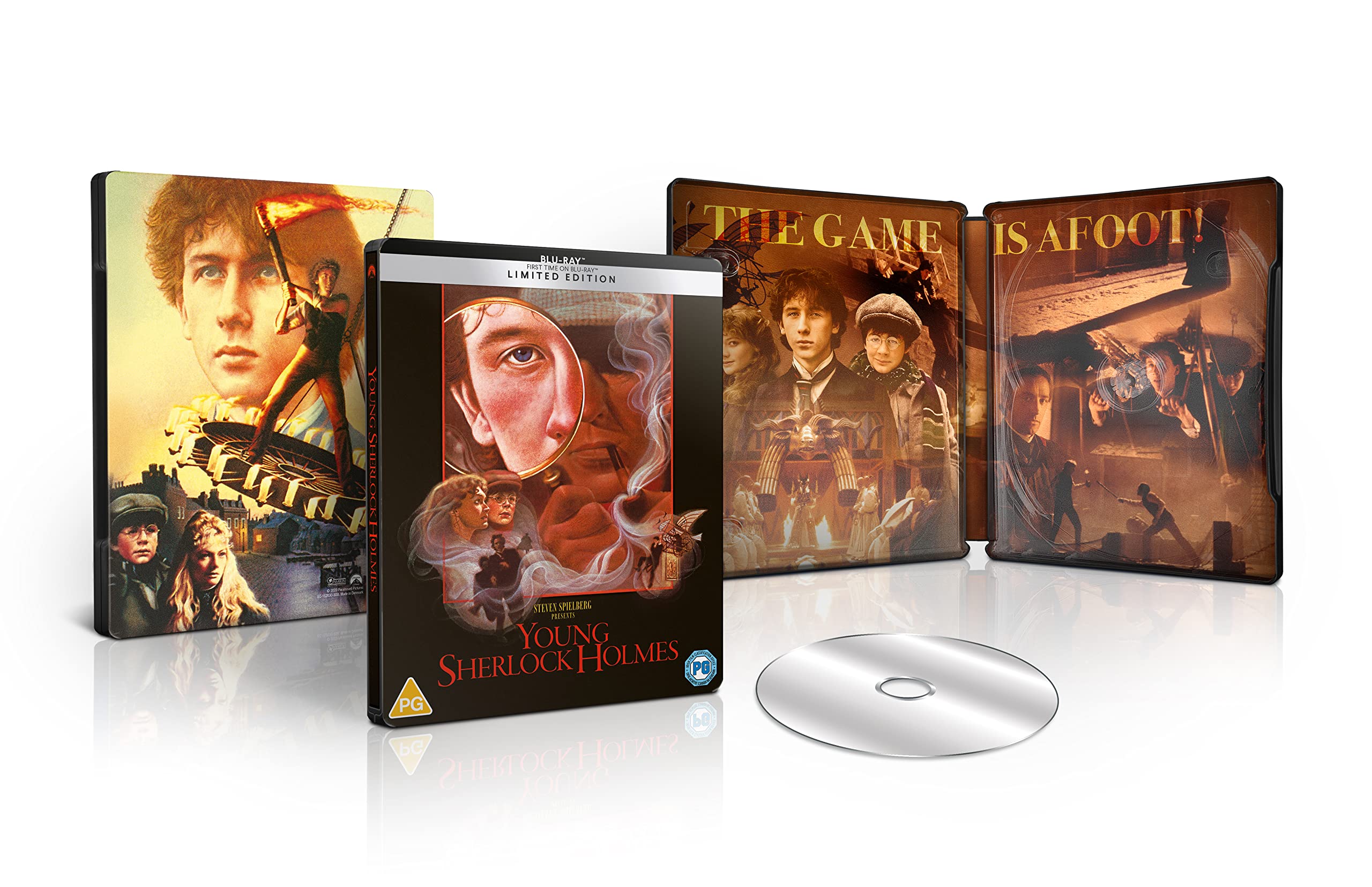 Young Sherlock Holmes Steelbook : Nicholas Rowe, Alan Cox, Sophie Ward ...