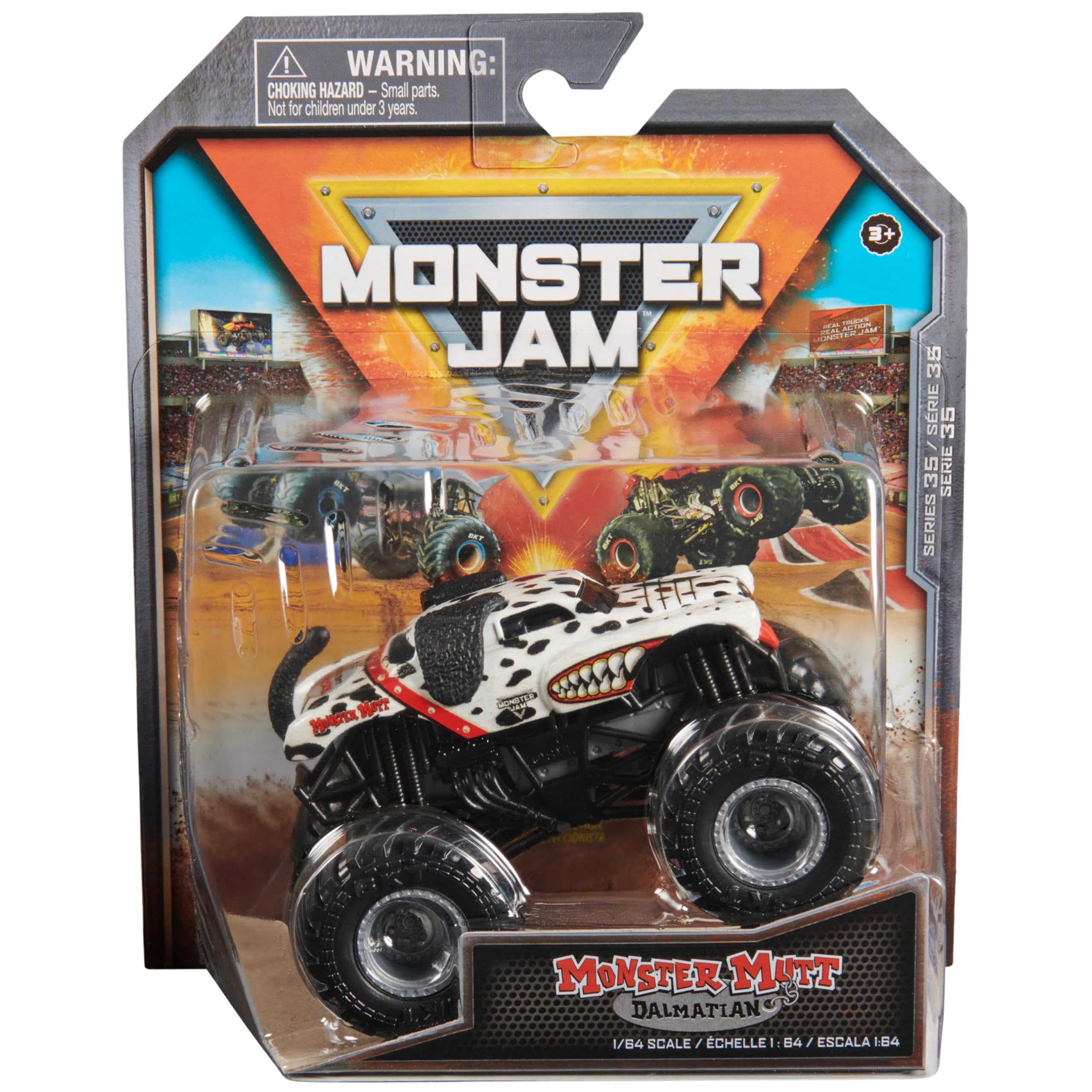 Amazon.com: Monster Jam, Official Monster Mutt Dalmatian Monster Truck ...
