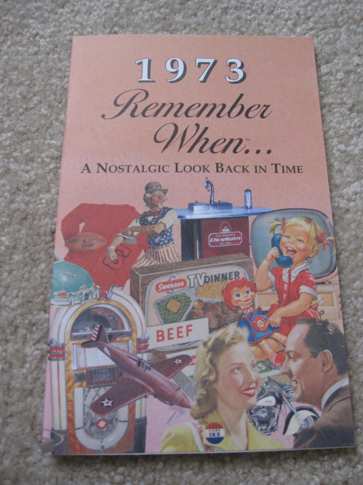 Amazon.com: Remember When a Nostalgic Look Back in Time 1973: Prints ...