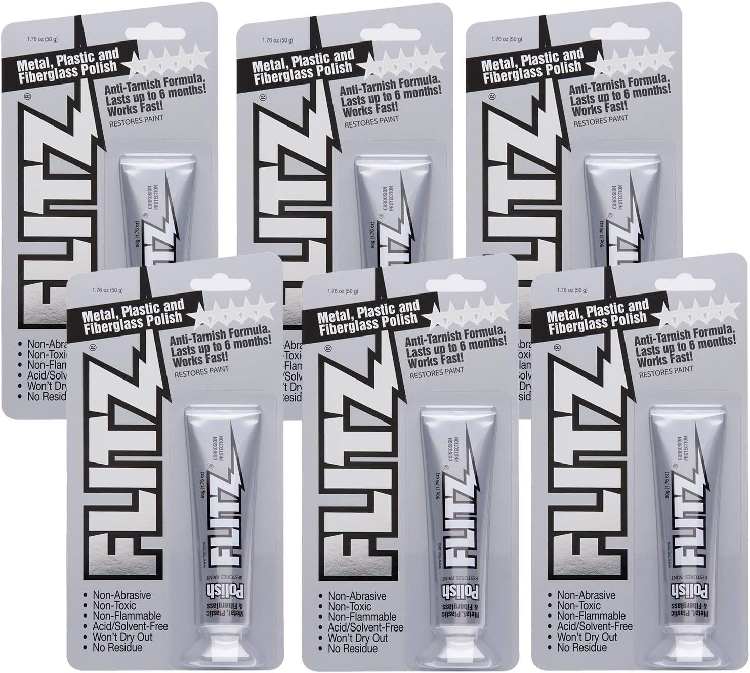 Amazon.com: Flitz Metal Polish Tarnish Tube 50 Gram / 1.75 Oz : Health ...