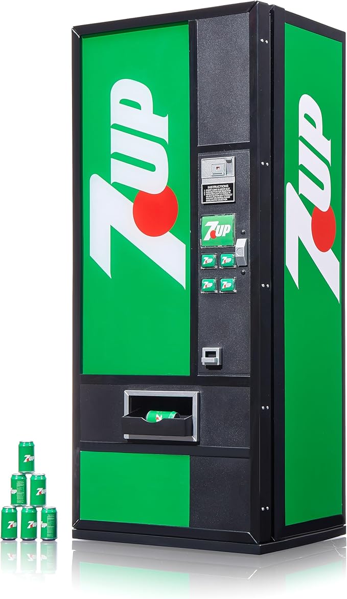 Quarter Arcades 7UP Retro Vending Machine USB Hub - 5-Port Powered Hub ...