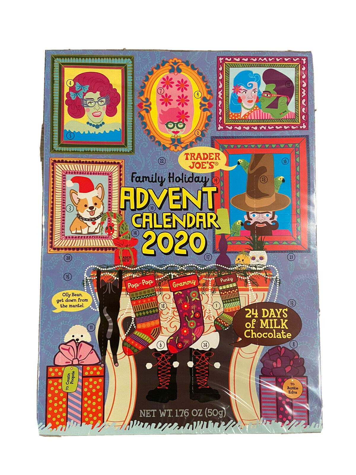 Snapklik.com : Trader Joes Christmas Milk Chocolate Advent Calendar Bundle Of 4 Seasonal Holiday ...