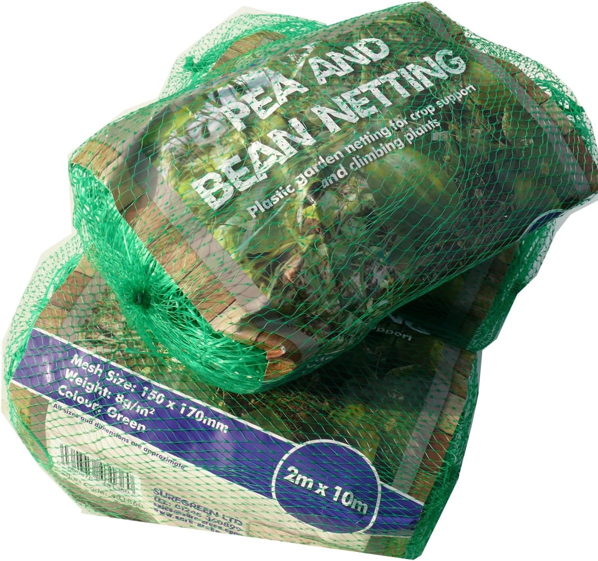 Pea and Bean Netting Plant Support Netting Trellis Mesh For Climbing ...