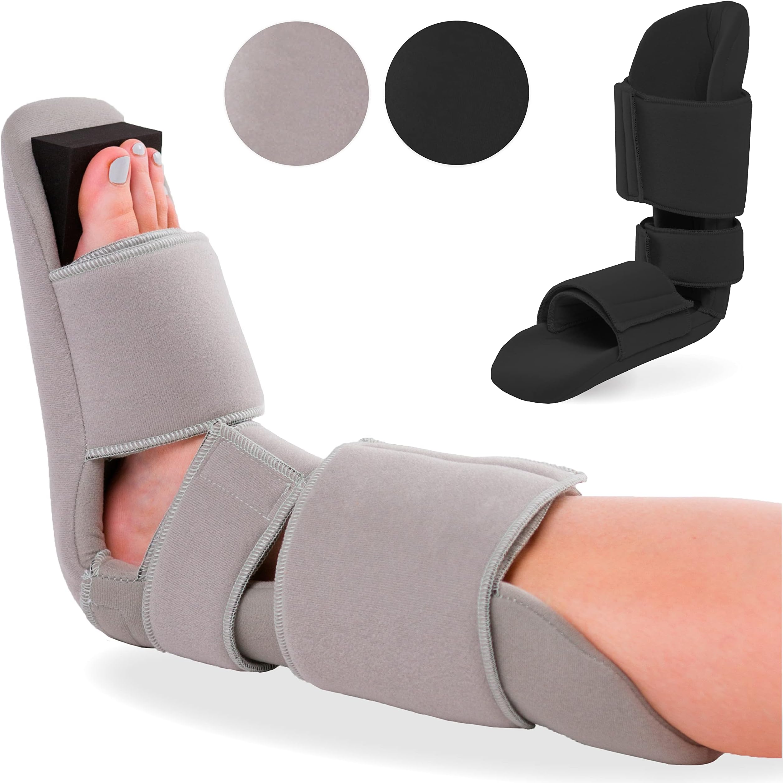Amazon.com: Z ATHLETICS Plantar Fasciitis Night Splint - Adjustable ...