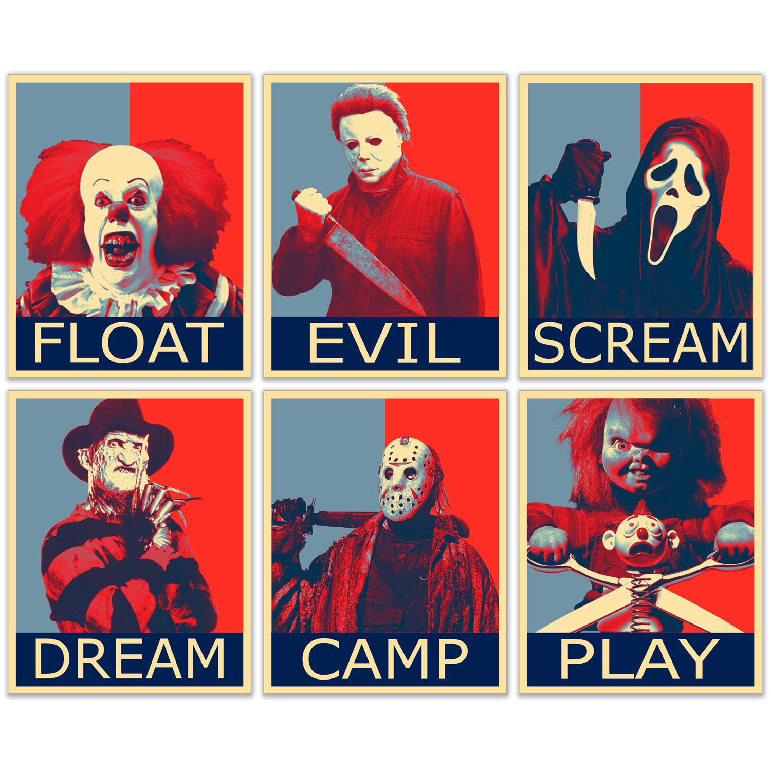 Buy Horror Movie Villain Hope S Set Of 6 8 Inches X 10 Inches