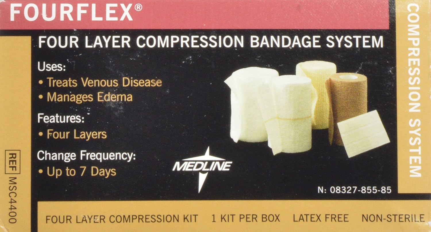 Amazon.com: Medline System Bandage Fourflex 4-layer : Health & Household