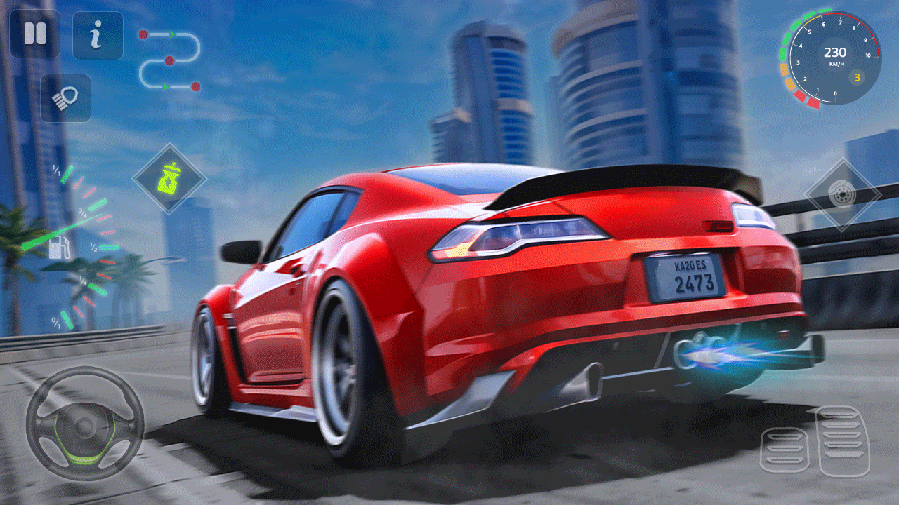 Real Open World Turbo Fast Car Driving Simulator V: Grand Racer Epic ...