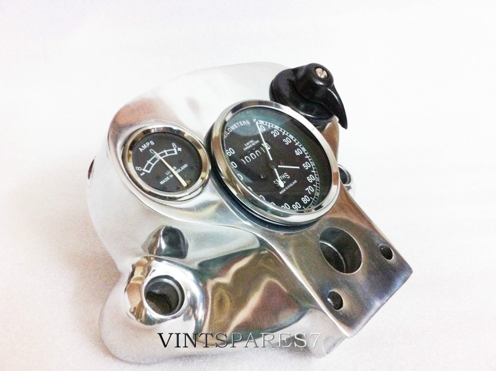 Buy ROYAL ENFIELD CLUBMAN CAFE RACER CONTINENTAL GT METER GAUGE CLUSTER ...