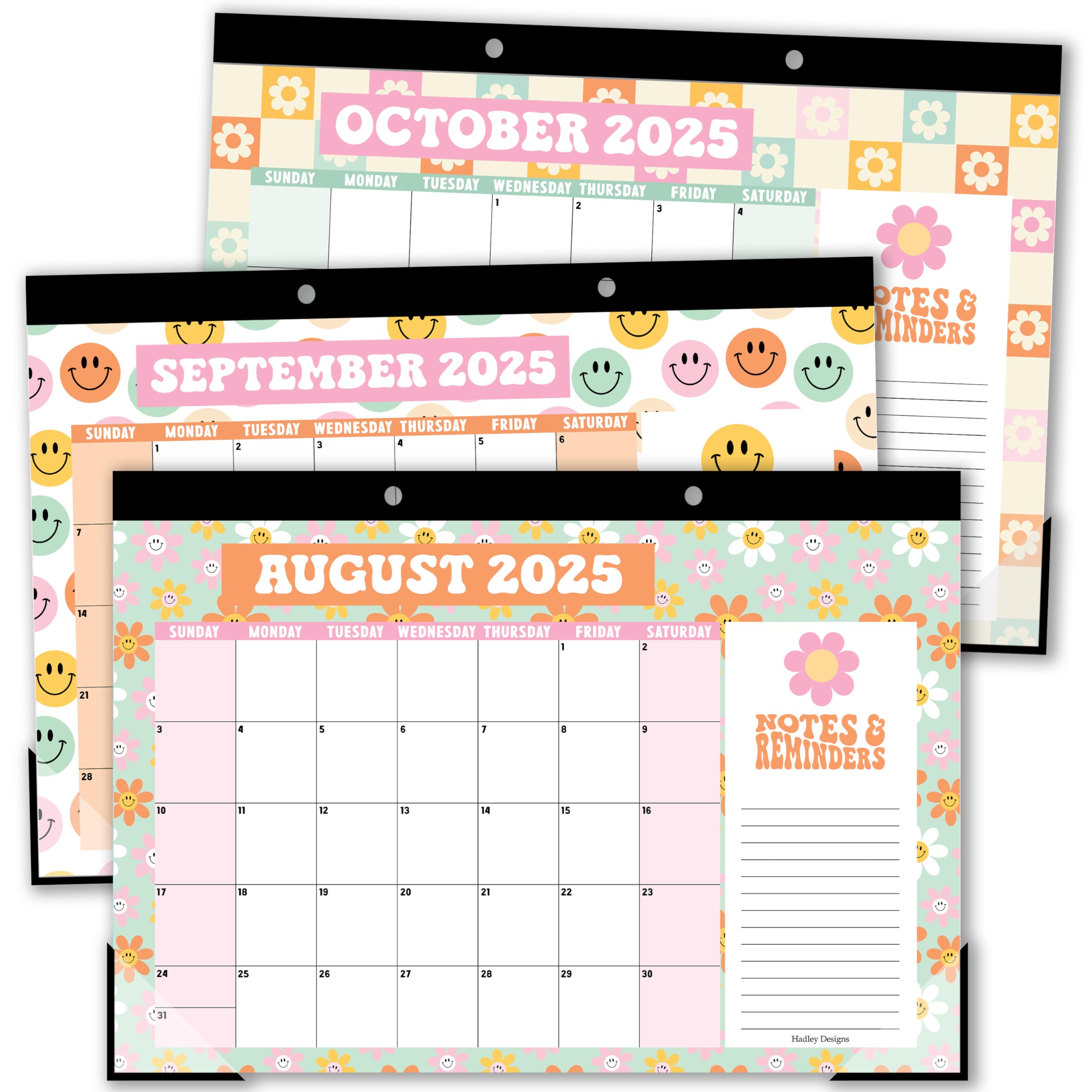 Snapklik.com : Hadley Designs Teacher Desk Calendar 2025-2026 18-Month ...
